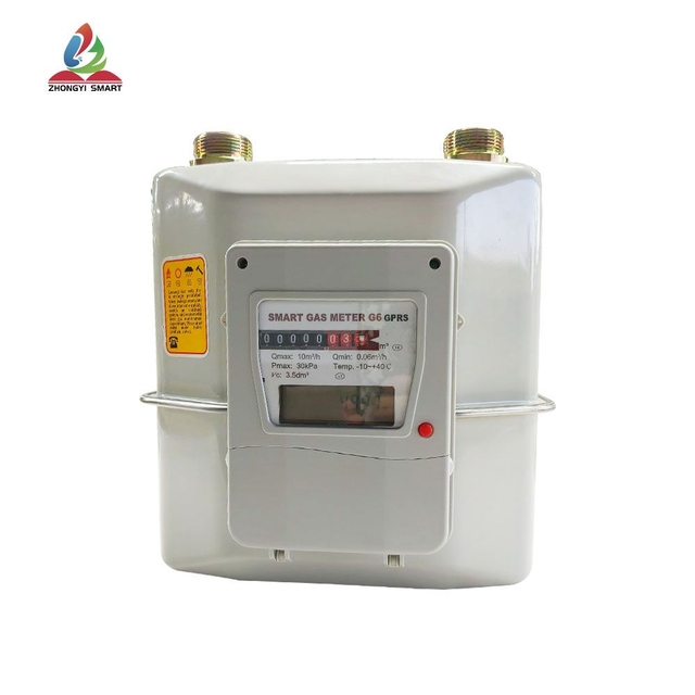 Industrial steel shell membrane gas meter